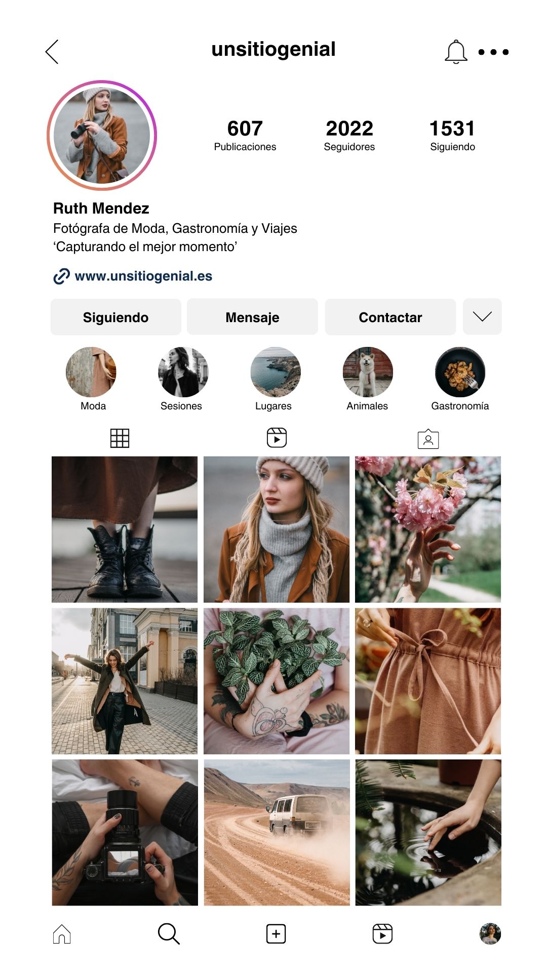 Consejos para crear impacto visual en Instagram